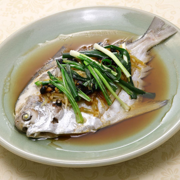 Filipino-Style Steamed Pompano (Golden Pomfret) Recipe | Pacificbay.com ...