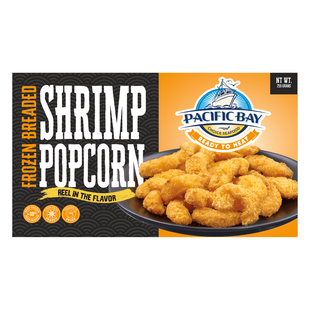 Pacific Bay Ready to Heat Frozen Breaded Shrimp Popcorn | Pacificbay.com.ph