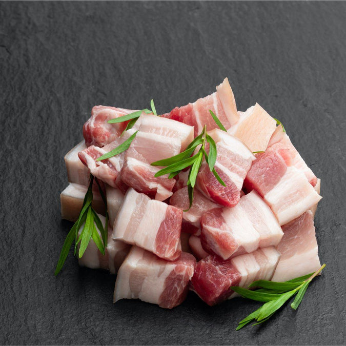 Pork Belly Cubes (Adobo Cut) – Pacific Bay